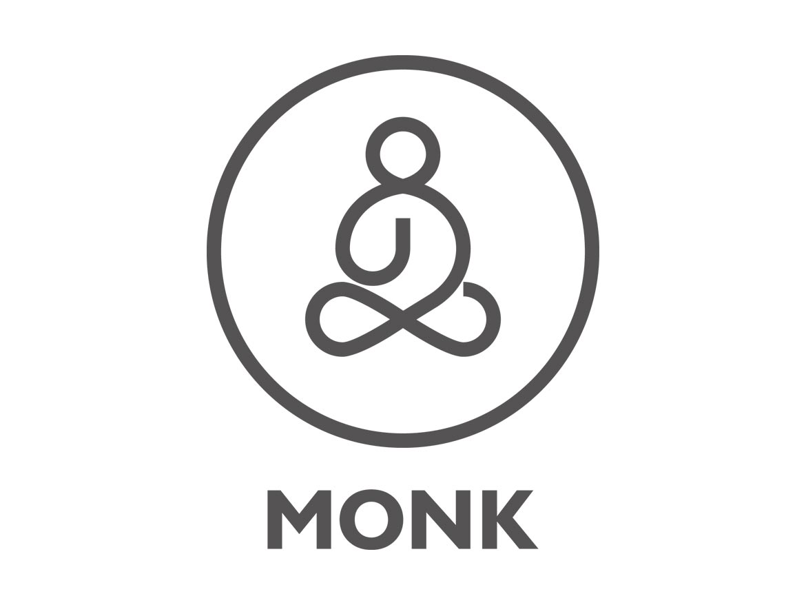 Monk Yoga Logo Design | Clinton Smith Design Consultants | London | UK
